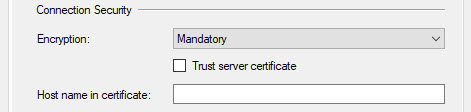Use TLS 1.2 and trusted certificates to encrypt data in transit for all ...